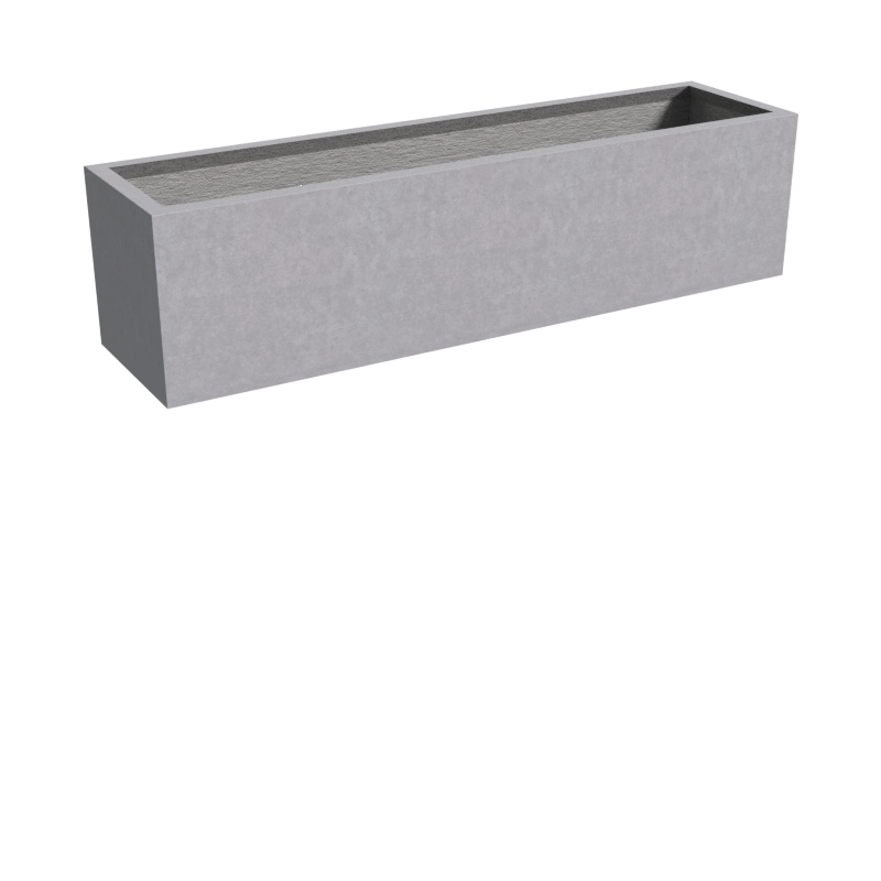 Quatro Design 500 Series 2000 Trough Planter Box in Grey